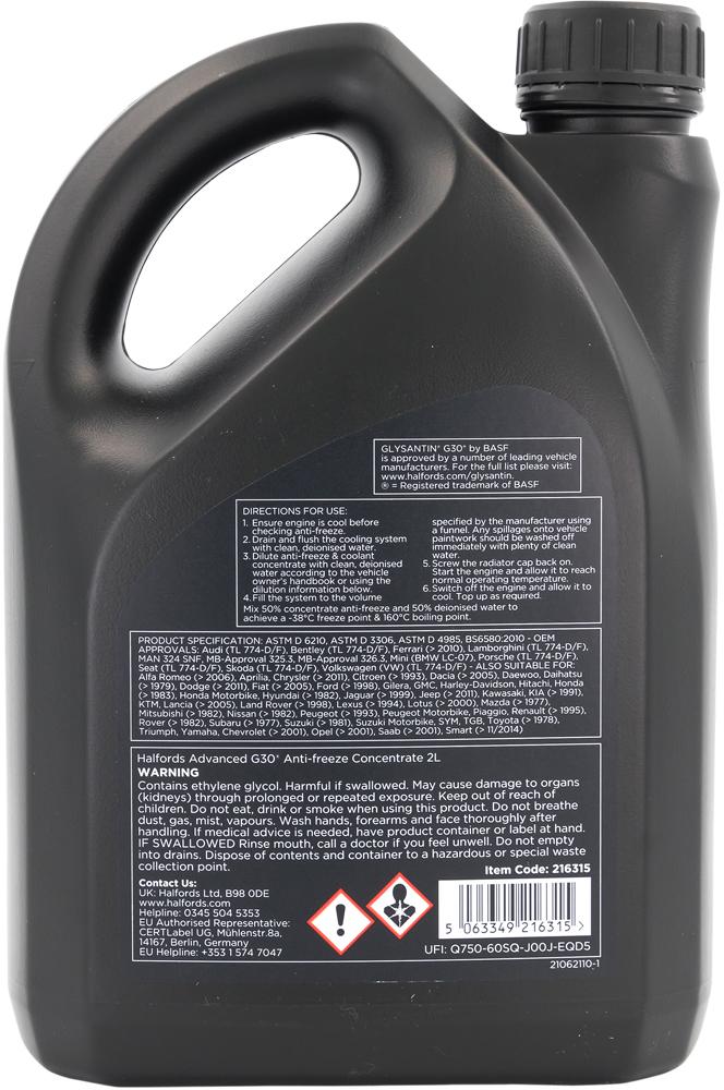 Antifreeze - Halfords